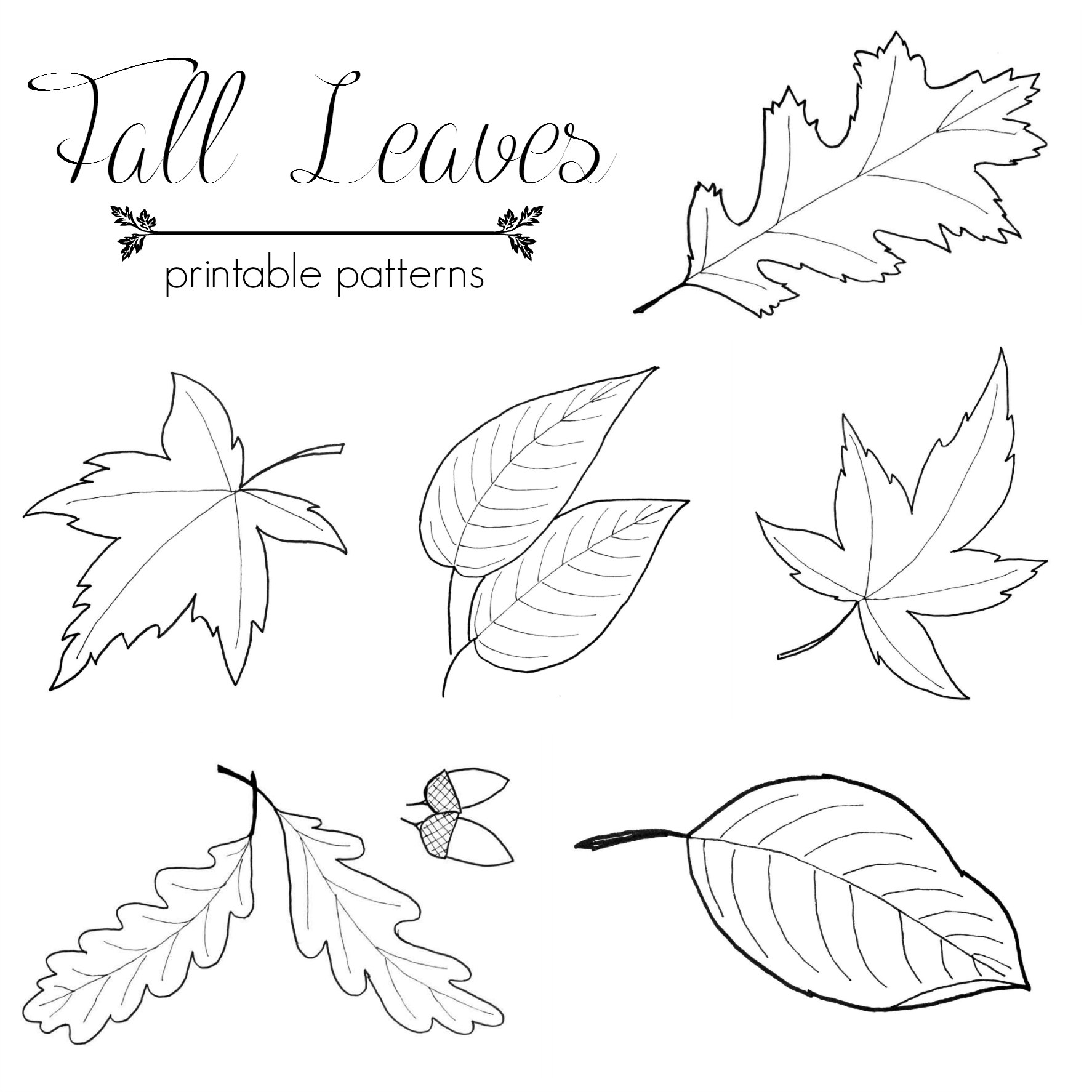 Fall Leaf Patterns Just Paint It Blog Fall Leaf Patterns Just Paint It Blog